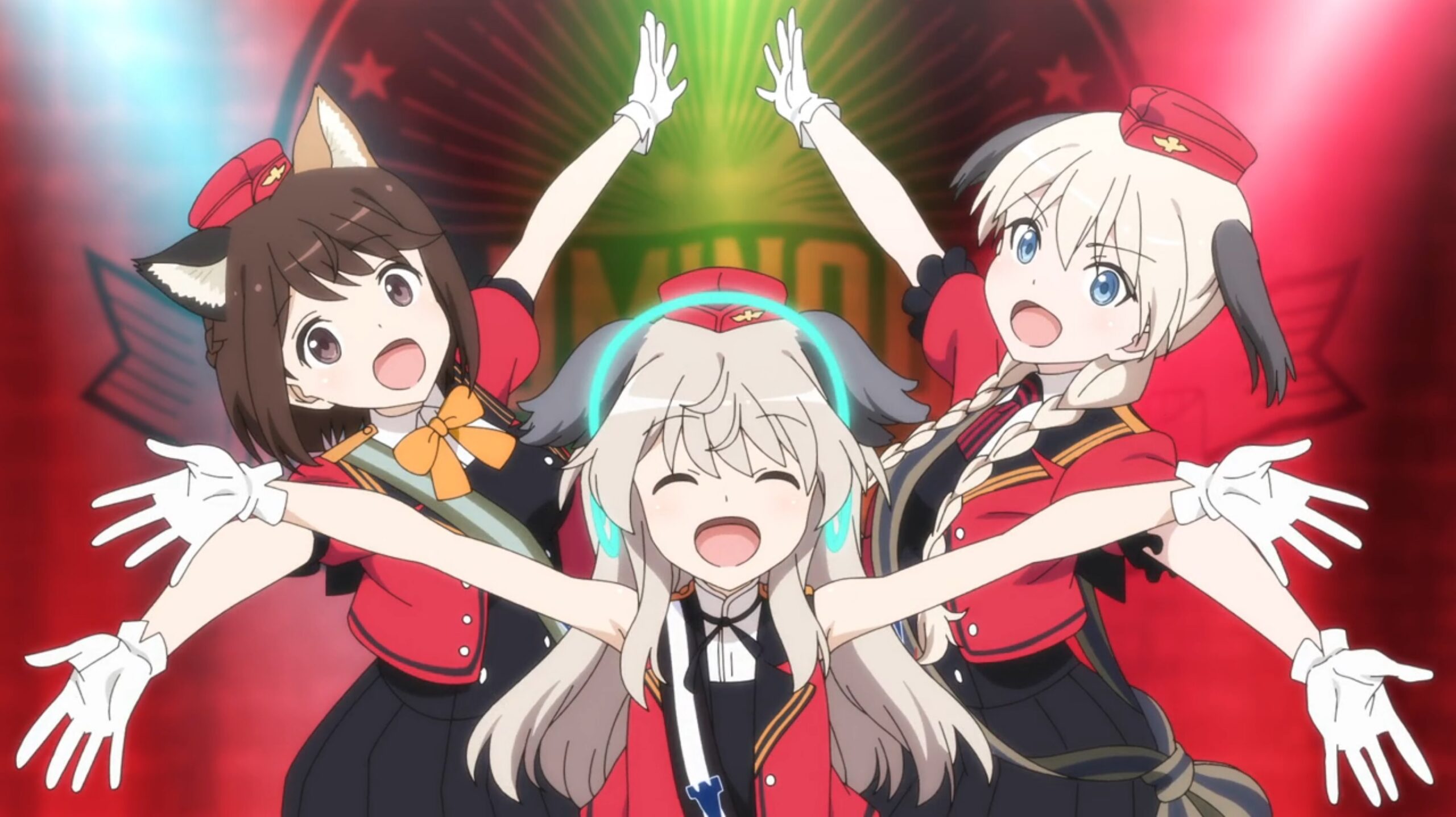 League of Nations Air Force Aviation Magic Band Luminous Witches ...