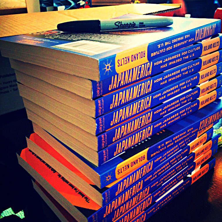 Japanamerica pile of books - St. Martin's Press - Macmillan - Anime ...